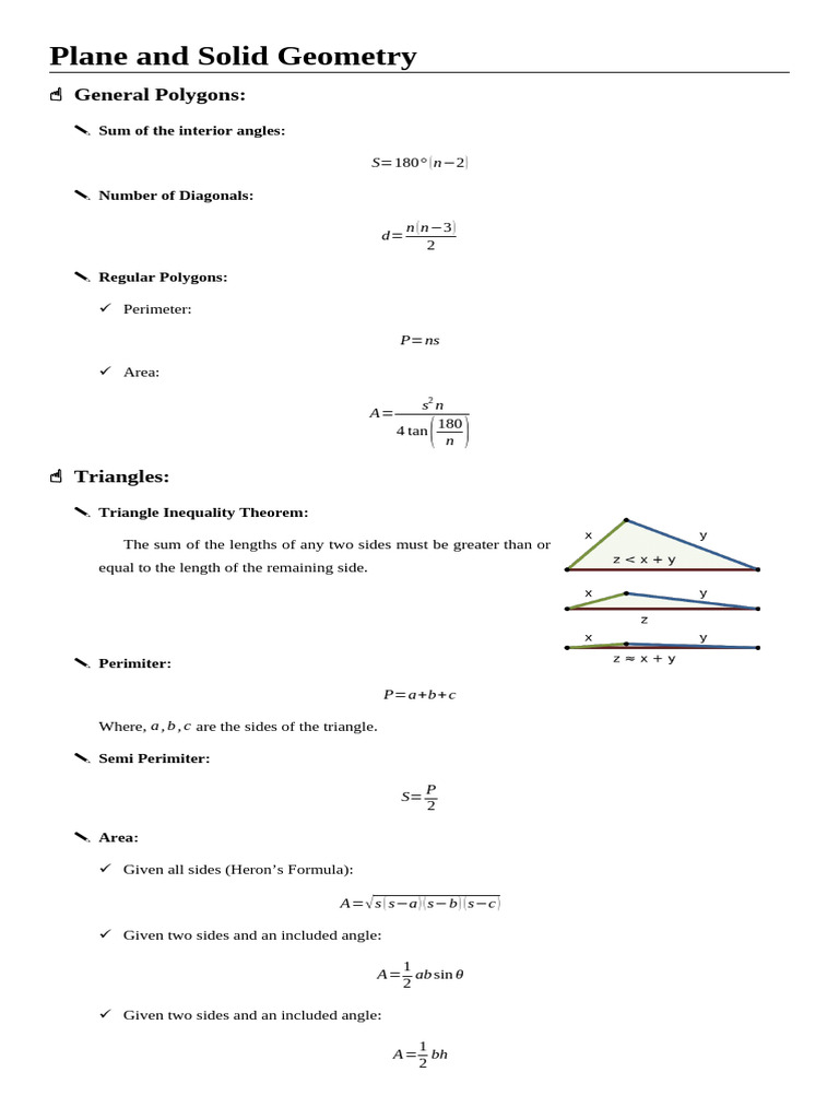 3 - General Polygons (INCOMPLETE) | PDF | Circle | Triangle