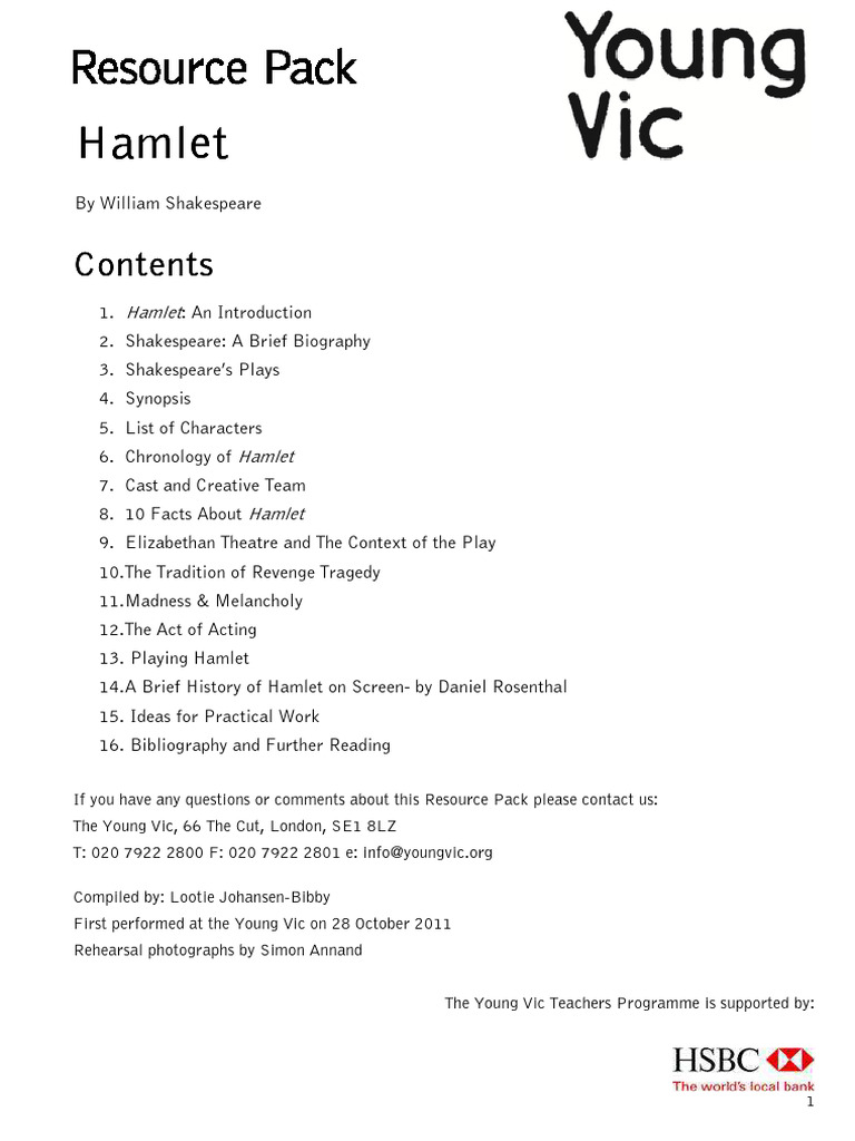 Comprehensive Guide to Shakespeare's Hamlet | PDF | Hamlet