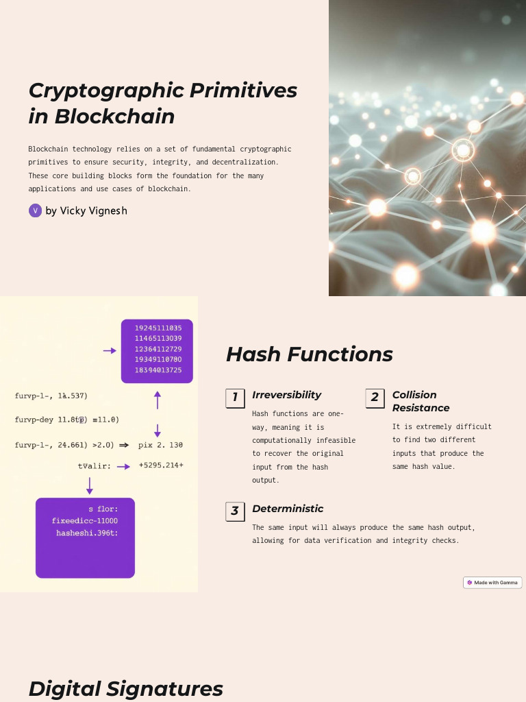 Cryptographic Primitives in Blockchain | PDF | Cryptography | Key (Cryptography)