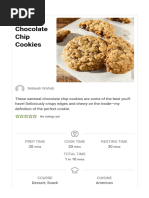 Oatmeal Chocolate Chip Cookies - Preppy Kitchen | PDF | Oatmeal | Fat