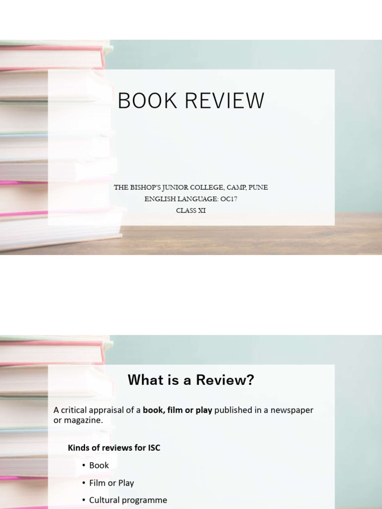 Book Rewiew | PDF | Books