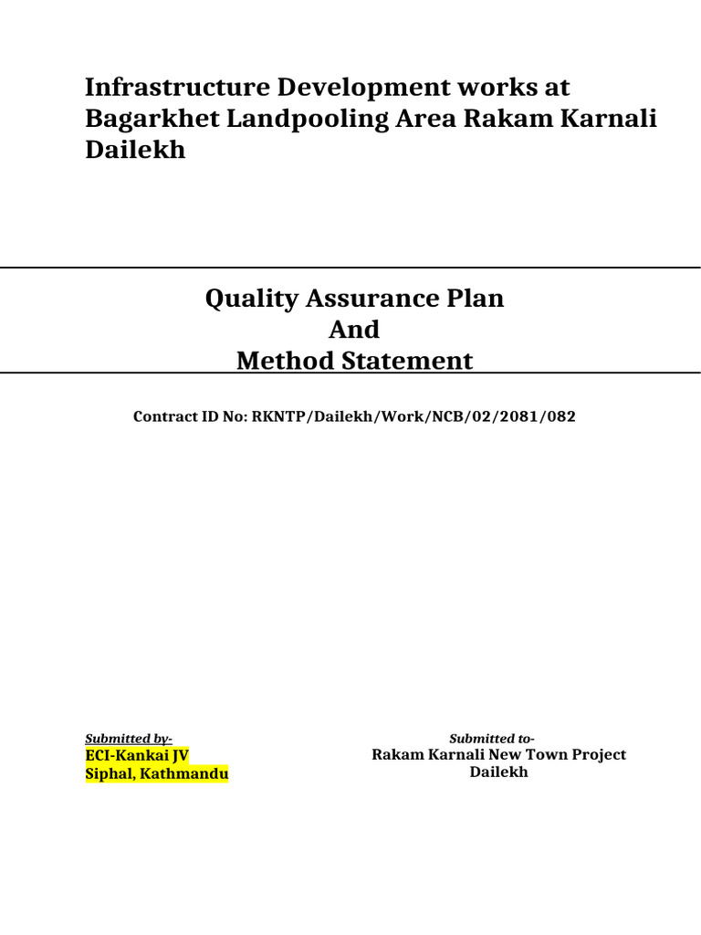 1.ref Qap | PDF | Quality Assurance | Verification And Validation