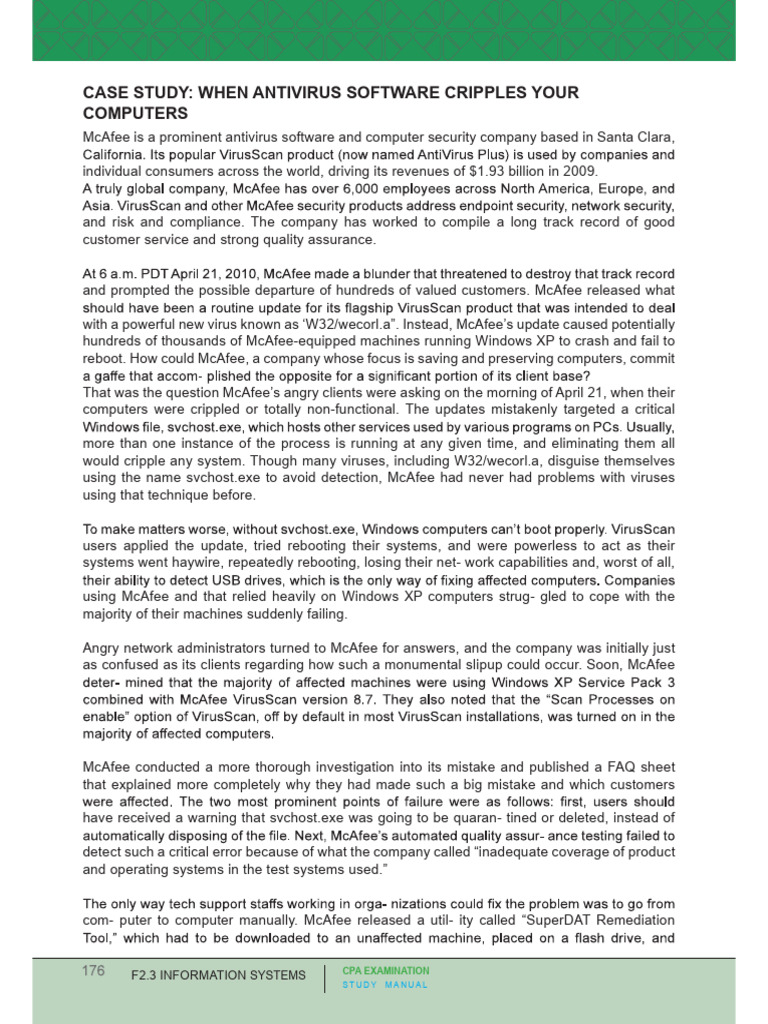 When Antivirus Software Cripples Your Computers | PDF | Computer Virus | Antivirus Software