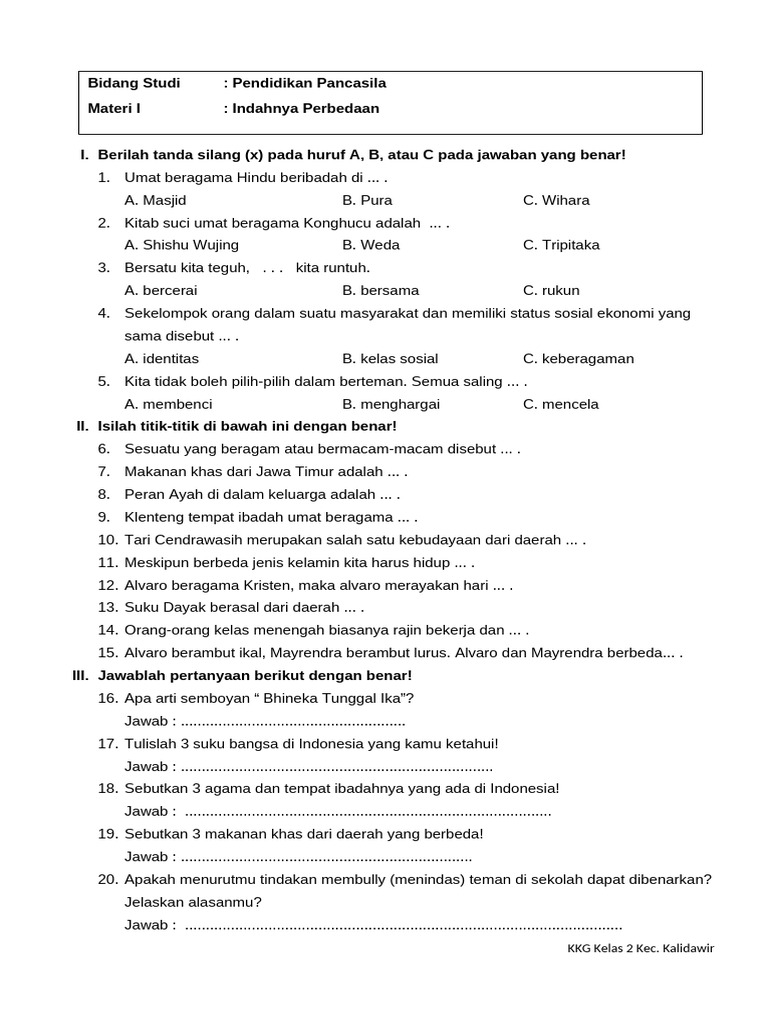 SLM 1 Pancasila | PDF