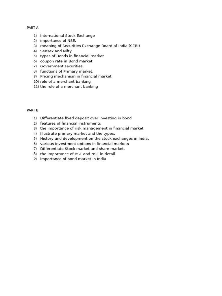 FM Important Questions | PDF