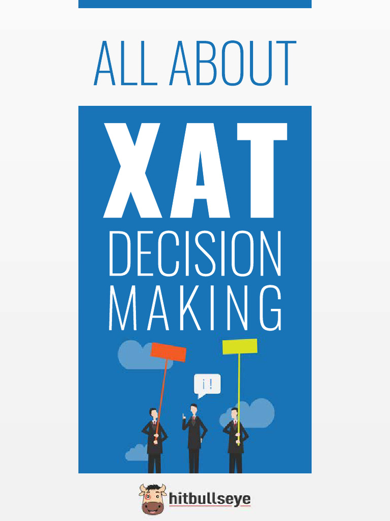 Xat Decision Making Book | PDF | Career & Growth