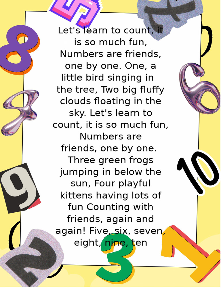 Fun Counting for Kids | PDF
