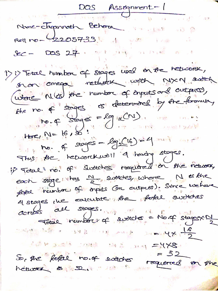 Dos Assignment | PDF