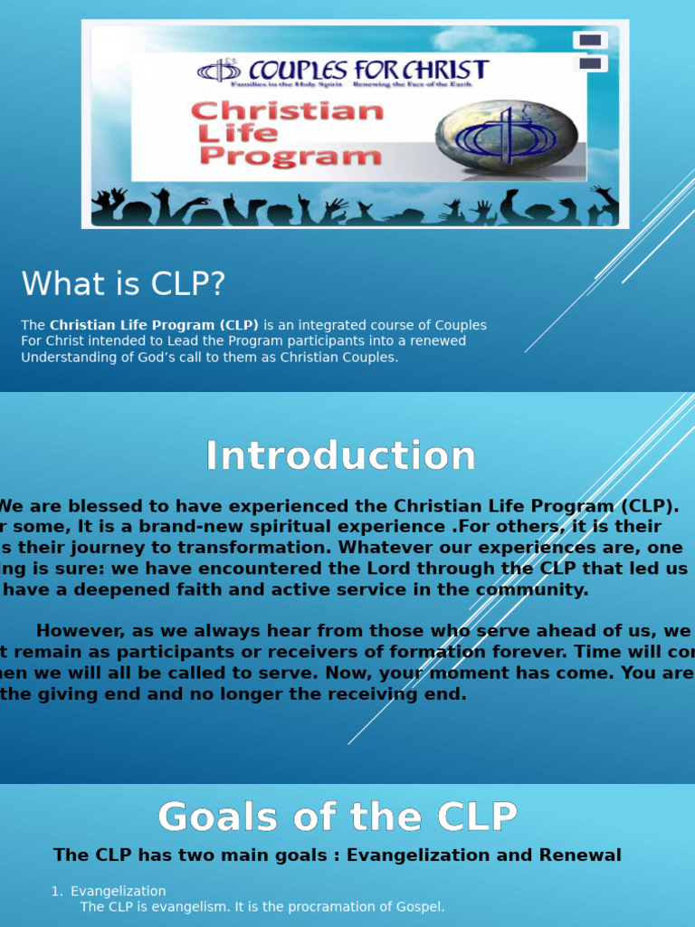 CLP Talk 1-8 | PDF