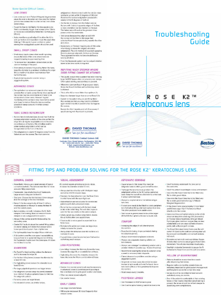 ROSE K2 Troubleshoot Guide 2011 | PDF
