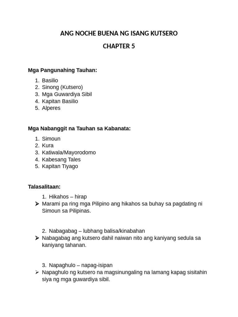 Ang Noche Buena NG Isang Kutsero | PDF