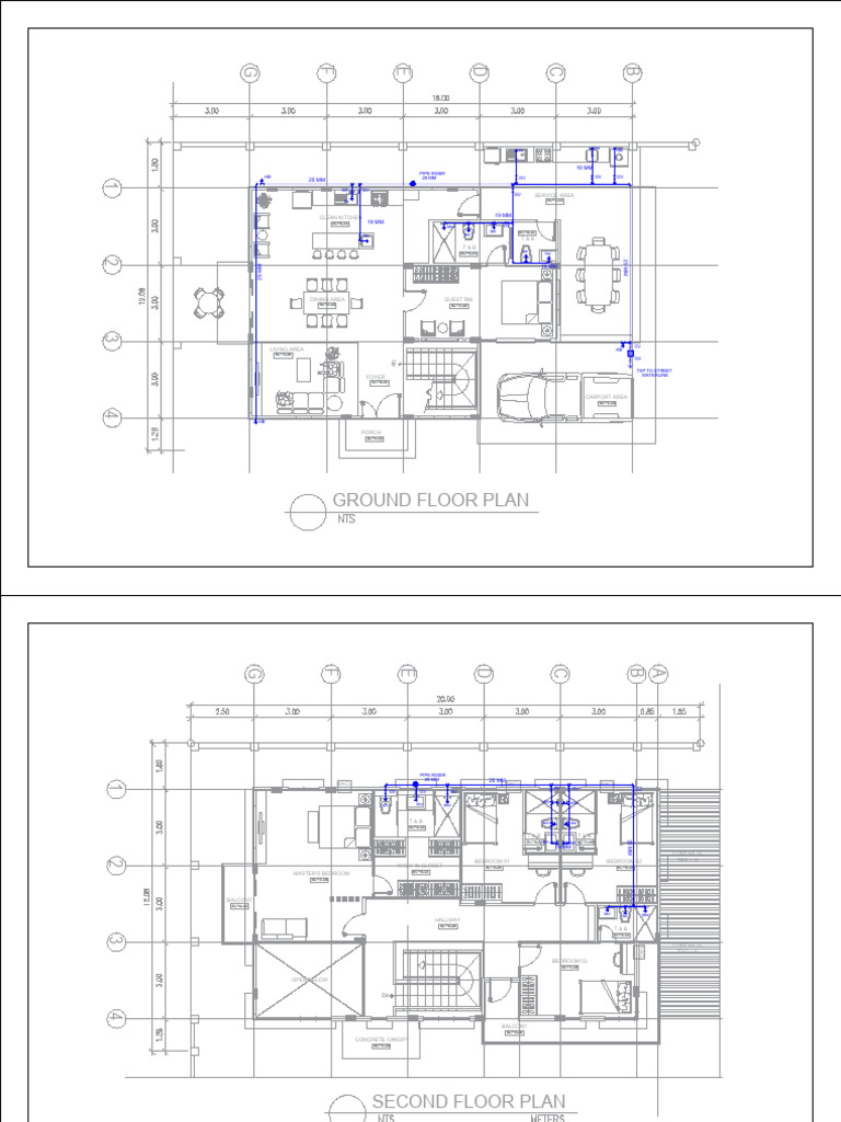 Waterline Layout Plan - Guevarra | PDF | Home