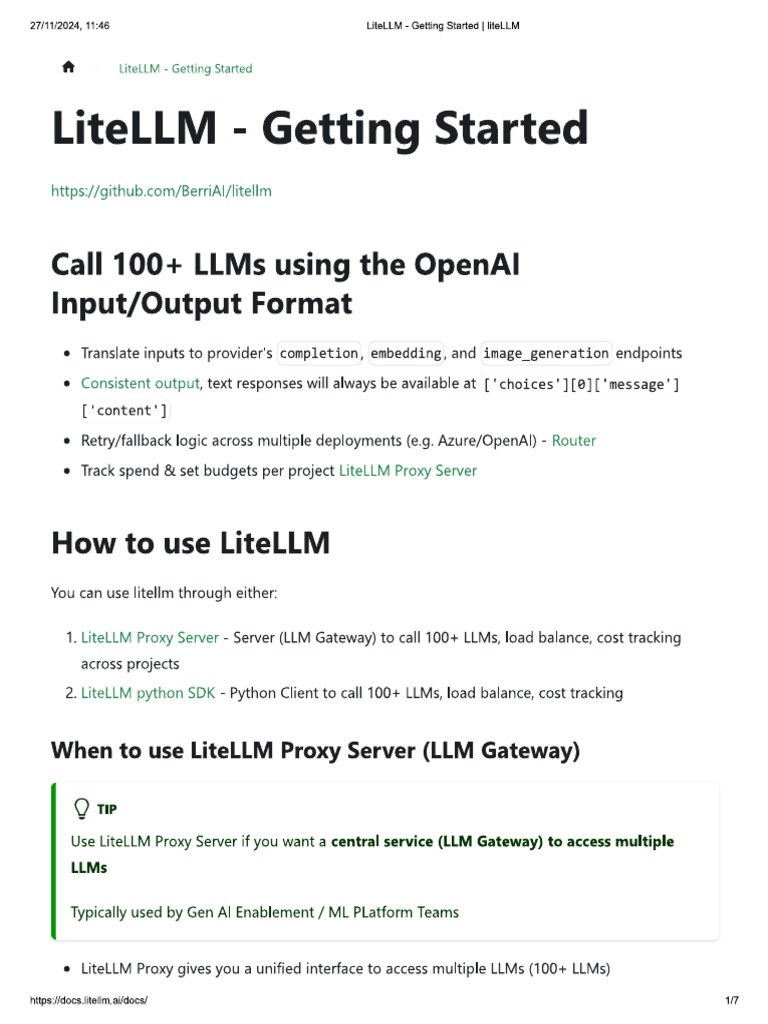 Litellm Procedures | PDF