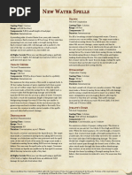 Water Magic Spells and Incantations | PDF | Ice | Water