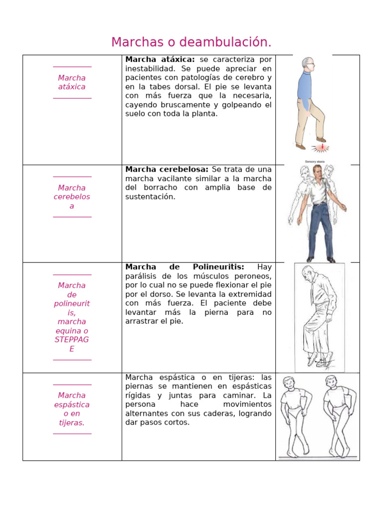 Marchas o Deambulación | PDF
