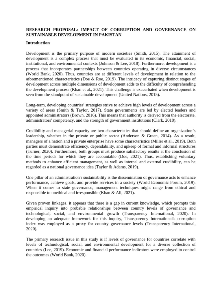 Accounting and Finance Research Proposal 2024 | PDF | Governance ...