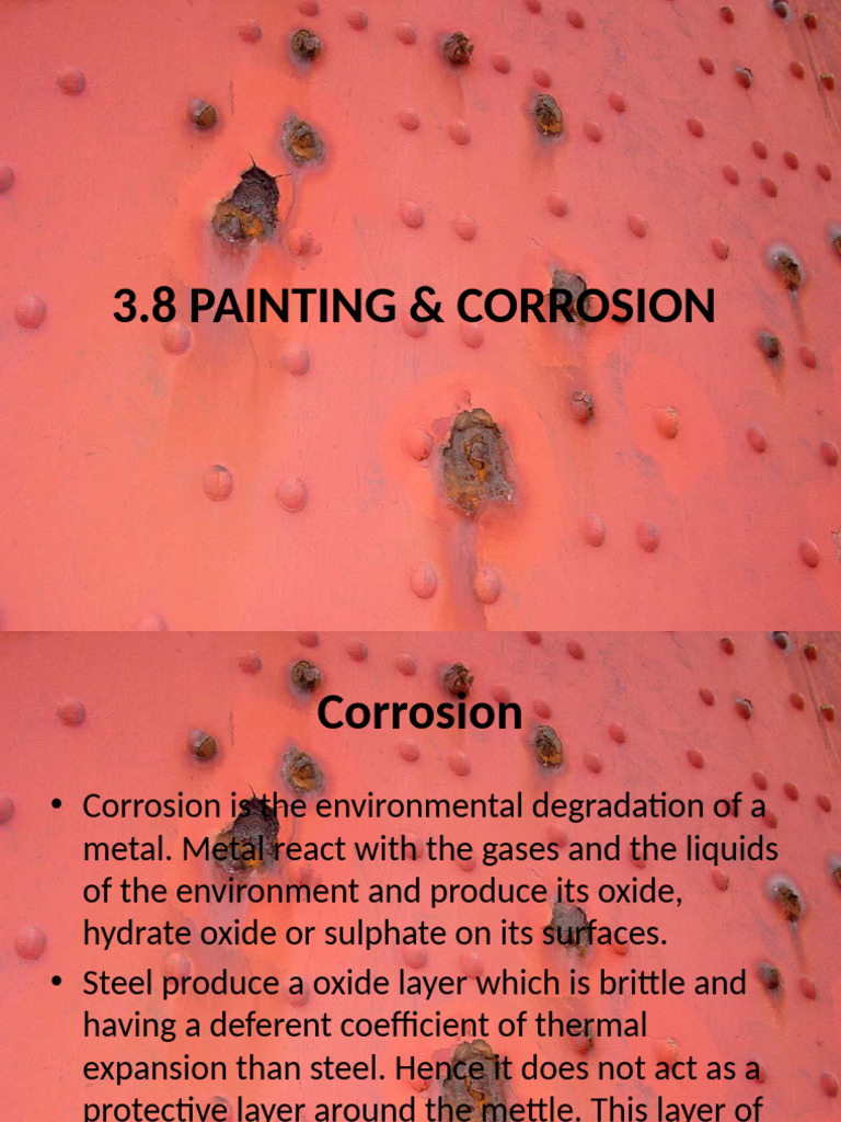 Corrosion and Painting | PDF | Corrosion | Paint