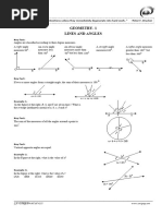 Lines and Angles Class9 2025 Clean | PDF | Line (Geometry) | Angle