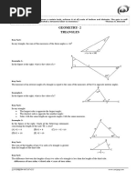 Triangles - PYQ - Que | PDF