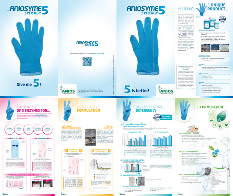 Aniosyme Synergy 5 Overview | PDF | Enzyme | Detergent