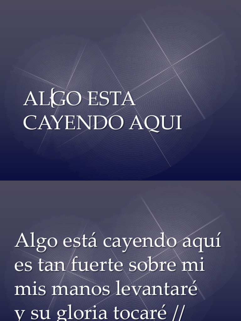 Algo Esta Cayendo Aqui | PDF