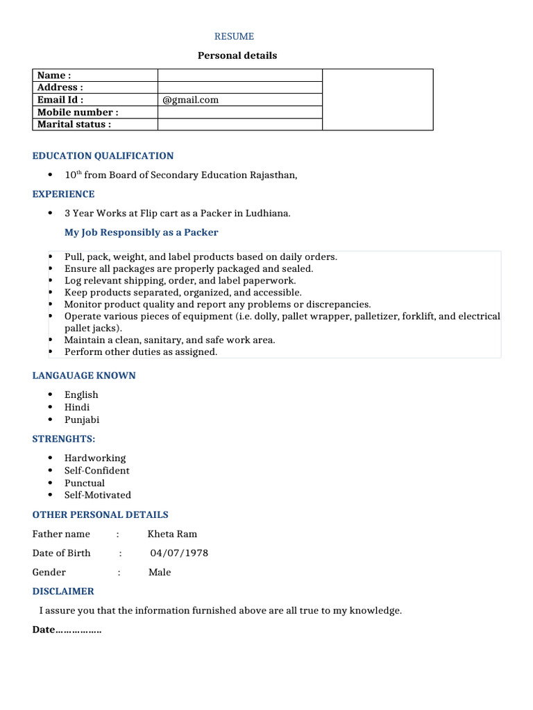 Shiv Resume | PDF