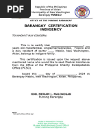 CERTIFICATe of Indigency Blank | PDF