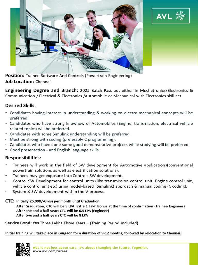 JD Freshers-ASW - 2025 | PDF