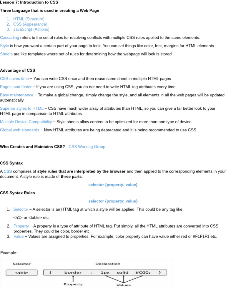 LESSON Reviewer | PDF | Html | Html Element LESSON Reviewer | PDF | Html | Html Element