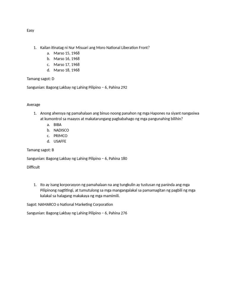 AP Questions | PDF