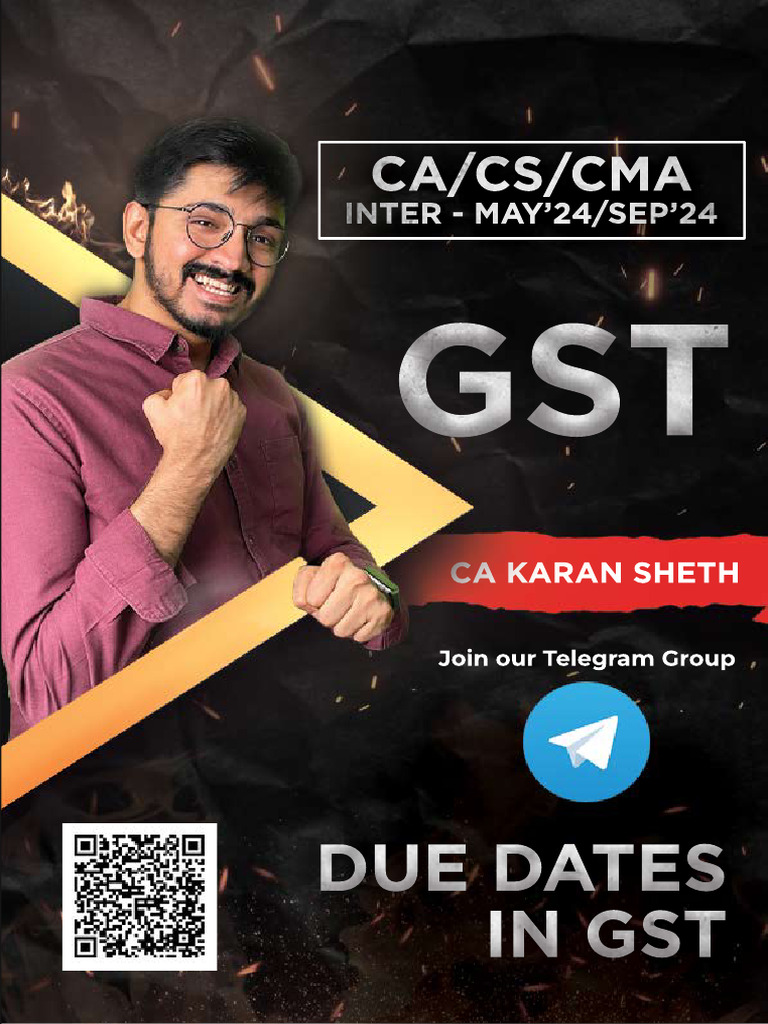 All The Due Dates and Time Limits in GST | PDF | Invoice | Payments