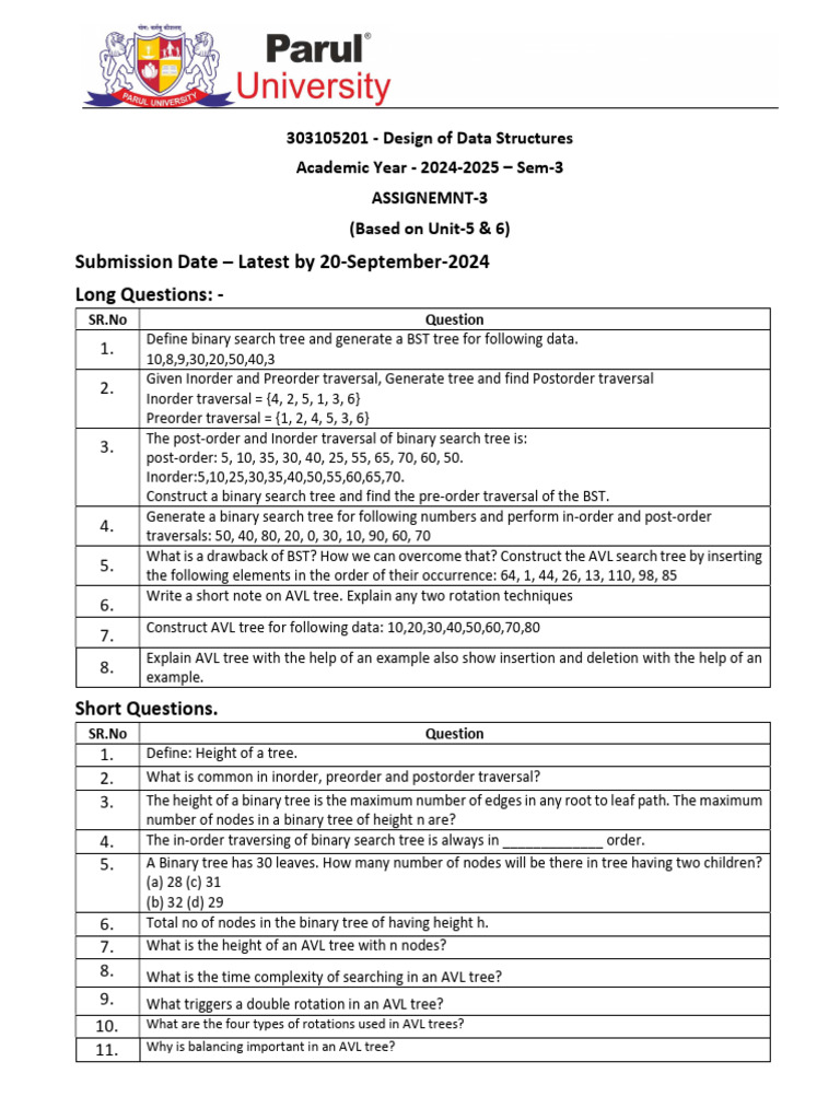Dds Assignment 3 Pdf Algorithms Algorithms And Data Structures