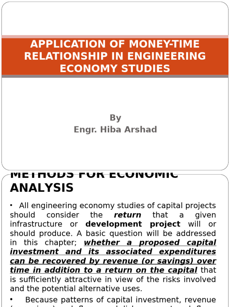 Lecture 6 Application of Money Time Relation | PDF | Net Present Value | Money