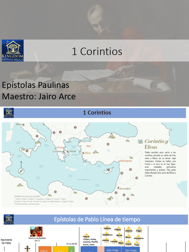 1 Corintios | PDF | Pablo el apóstol | Primera epístola a los corintios