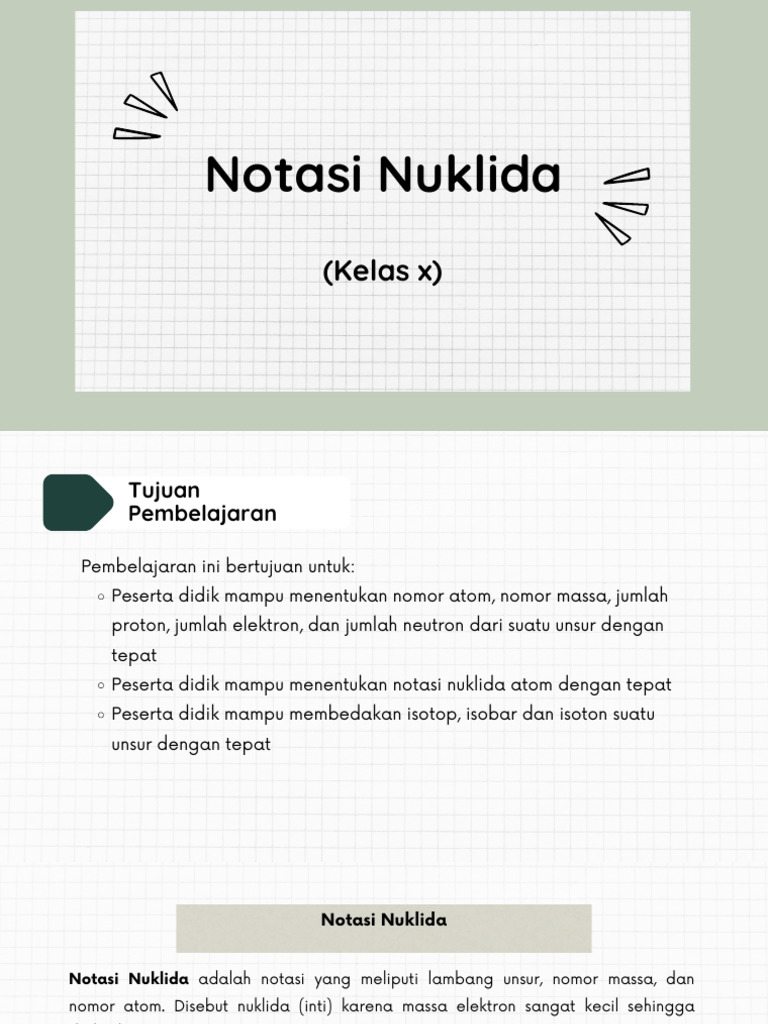 Notasi Nuklida | PDF