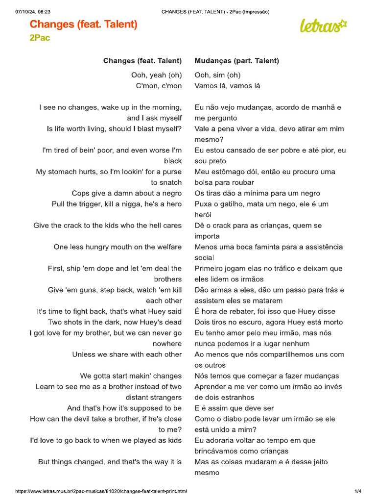Changes (Feat. Talent) | PDF