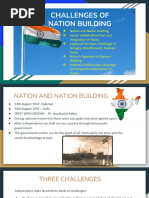 Challenges of Nation Building in India | PDF | Partition Of India ...