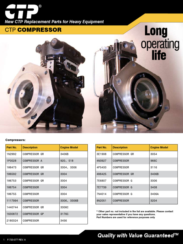 F-720-077 Rev. A Compressors | PDF