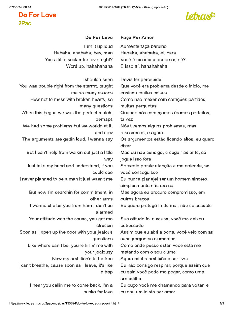Do For Love | PDF