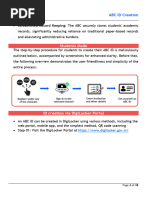 Step by Step Guide ABCID Students | PDF
