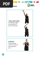 Netball Umpire Hand Signals Guide | PDF | Hand | Arm