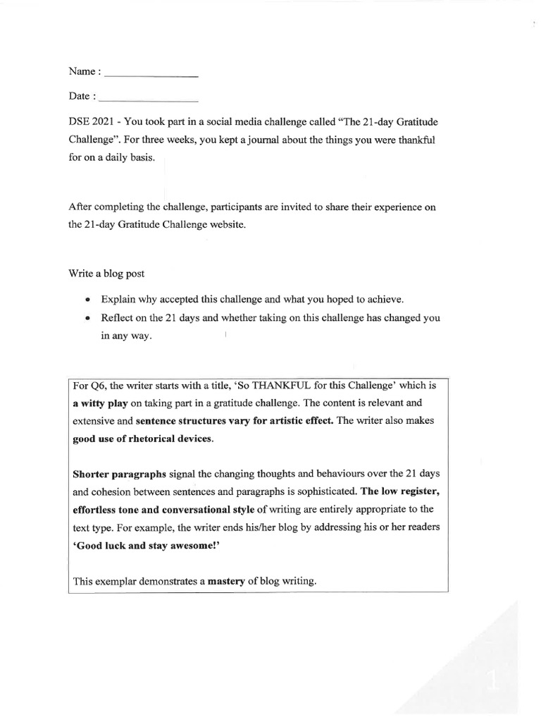 Blog Dse Past Paper Paper 1 | PDF