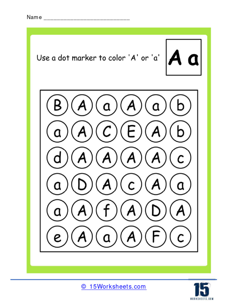 Letter A Activity | PDF