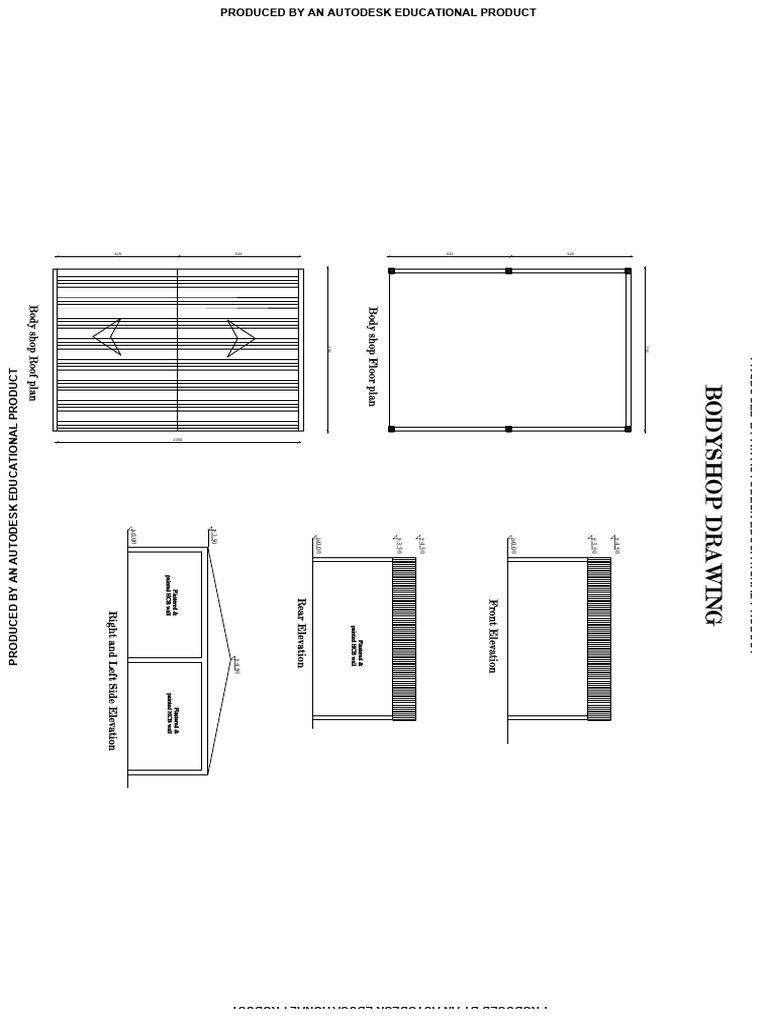 Body Shop Architectural Plans | PDF