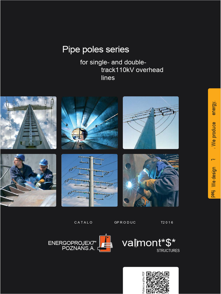 Pipe Poles for 110kV Overhead Lines | PDF | Electrical Engineering ...