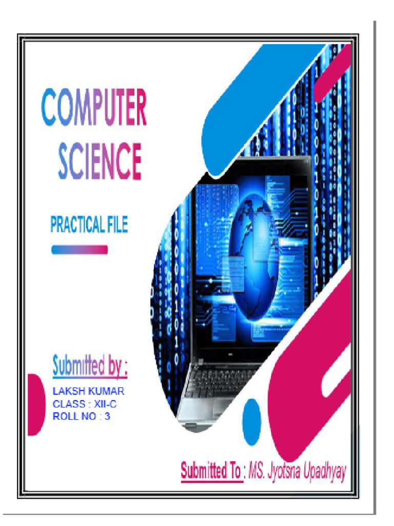 Laksh CS Practical File | PDF