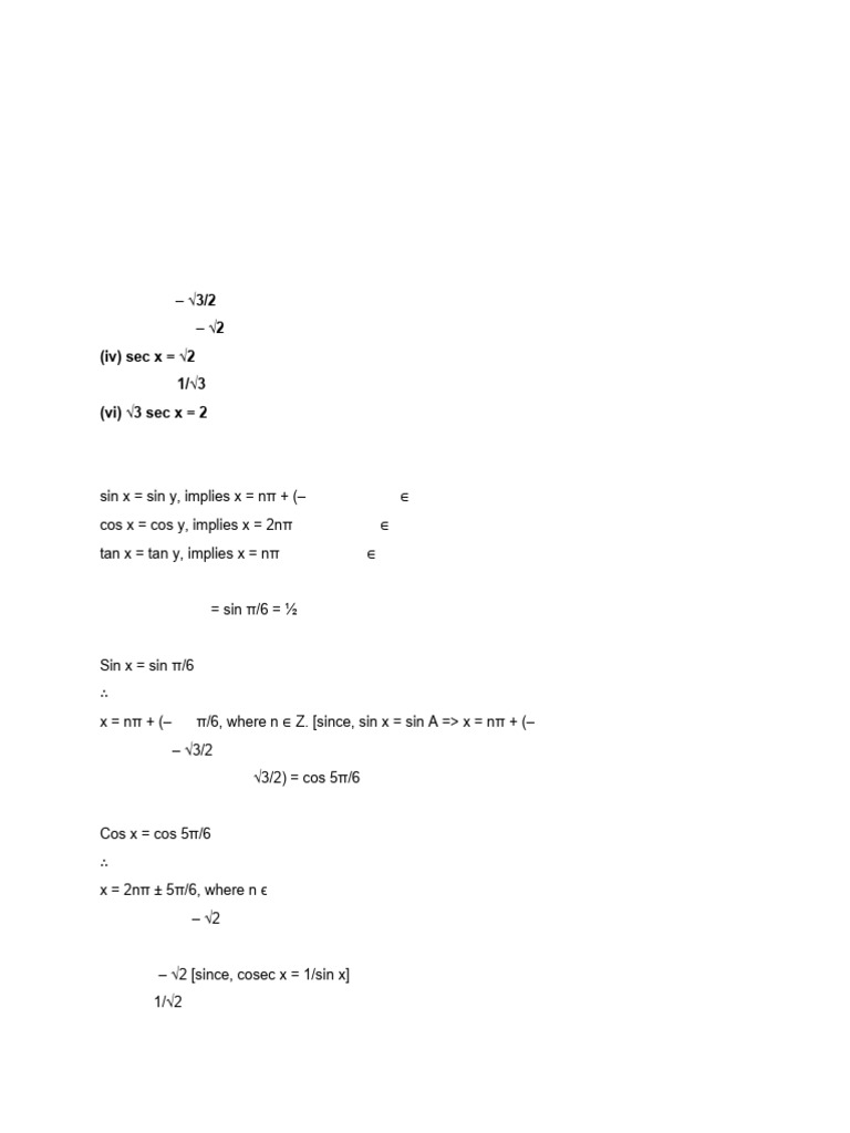 Chapter 11 Trigonometric Equations Pdf Trigonometric Functions Euclidean Geometry