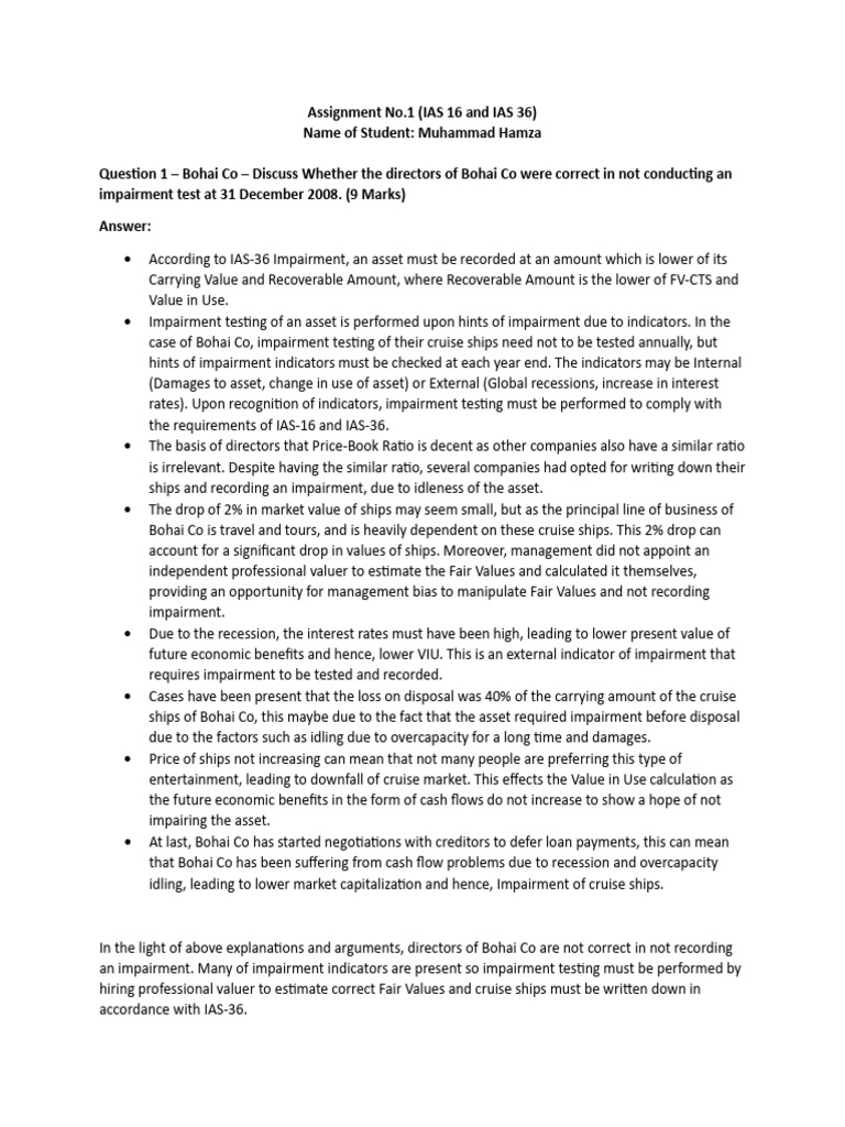 Assignment No 1 | PDF | Income Statement | Private Sector