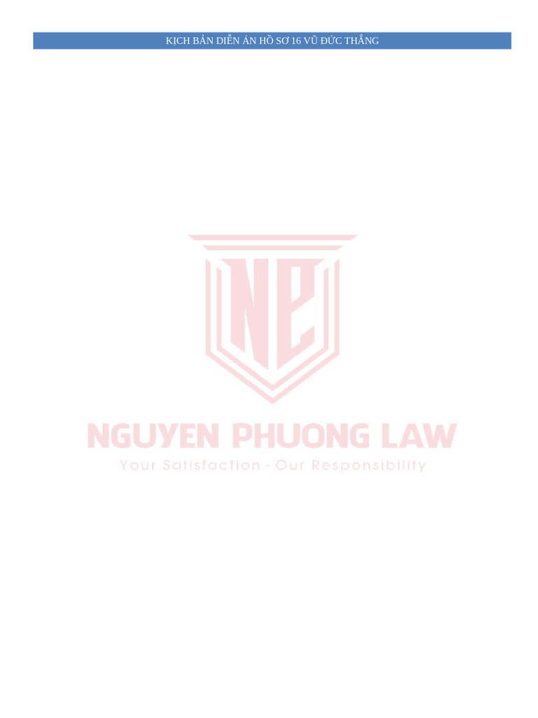 Kich Ban Ho So 16 Vu Duc Thang | PDF