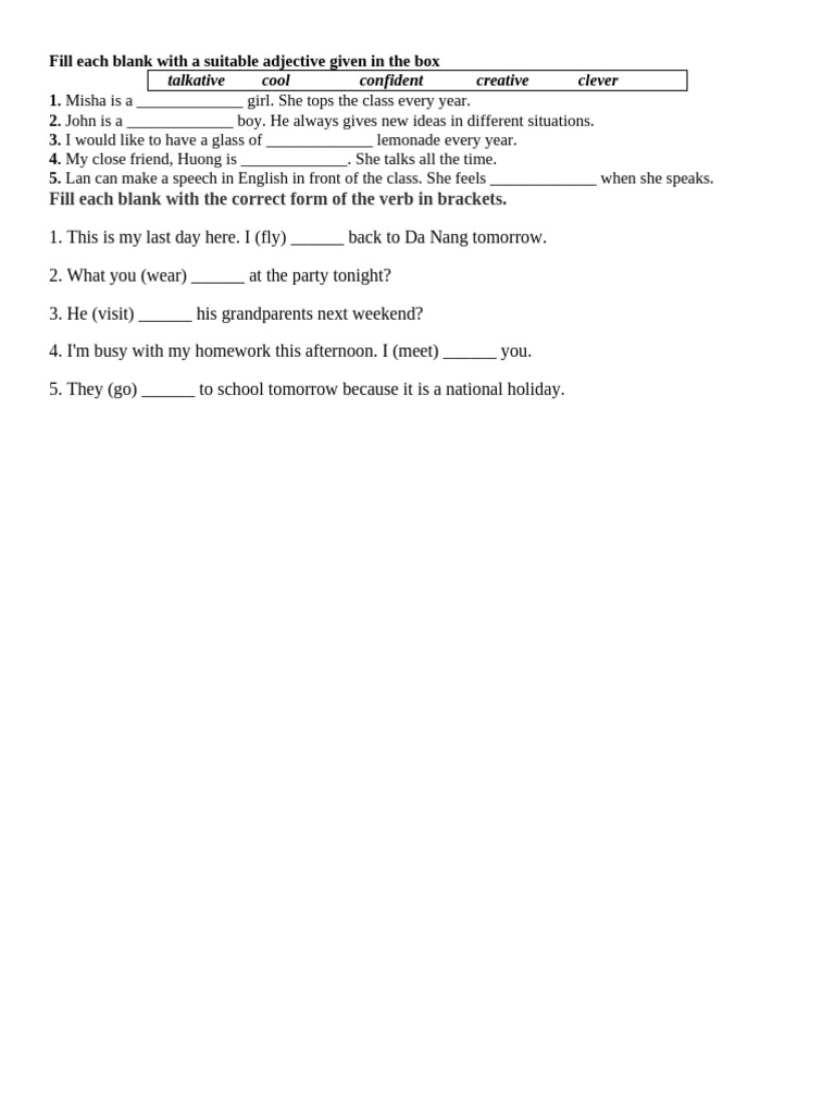 Homework Grade 6 | PDF